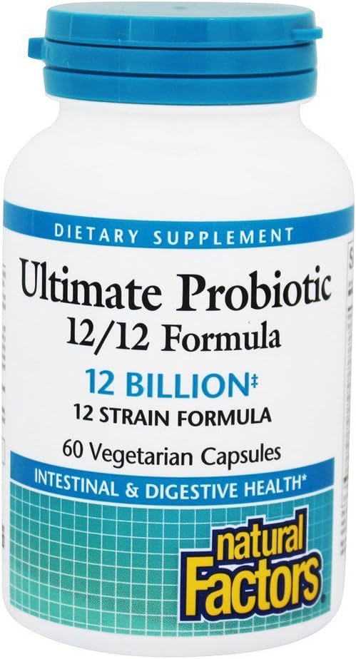 Natural Factors Ultimate Probiotic 12/12 Formula, Daily Probiotic for ...
