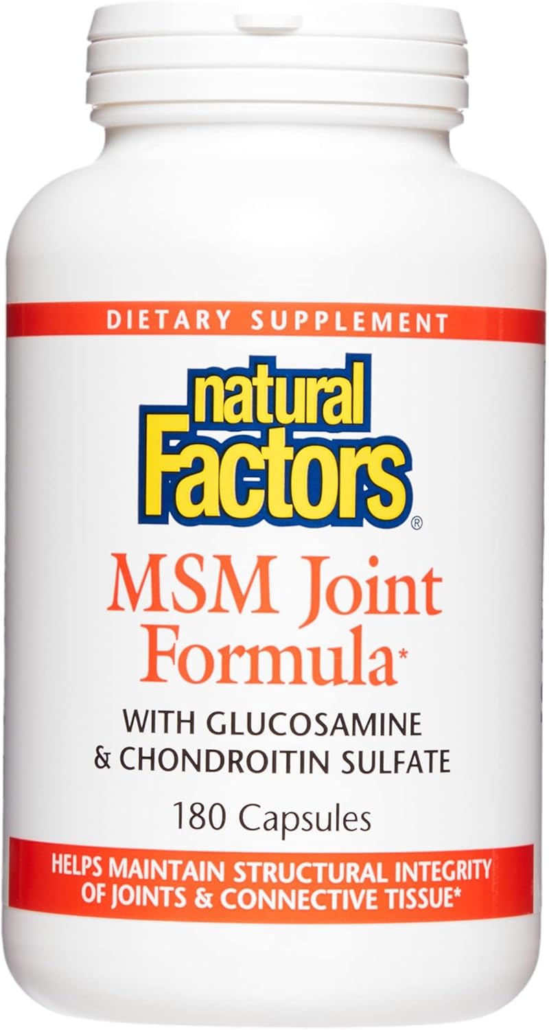 Natural Factors, MSM Joint Formula, Supports Healthy Joints and Mobili ...