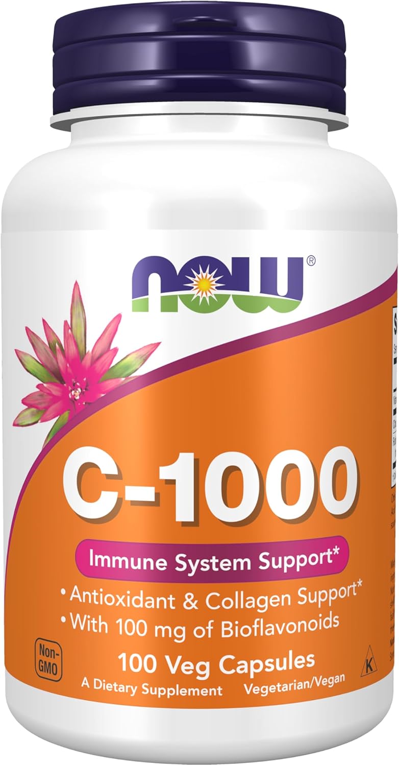 NOW Foods Supplements, Vitamin C-1,000 with 100 mg of Bioflavonoids, A ...
