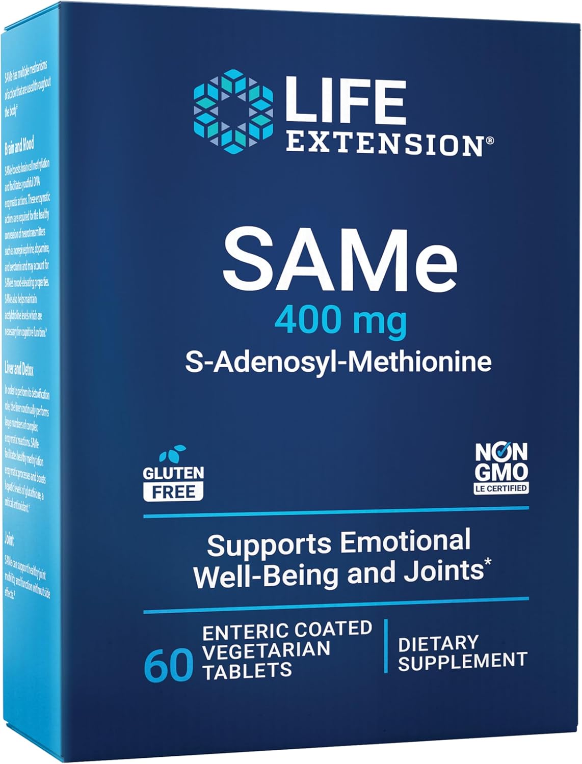 Life Extension Same 400mg (S-Adenosyl-Methionine) - Supplement for Joi ...
