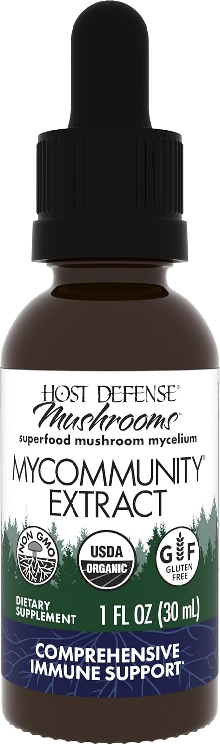 Host Defense MyCommunity Extract - 17 Species Blend Mushroom Supplemen ...