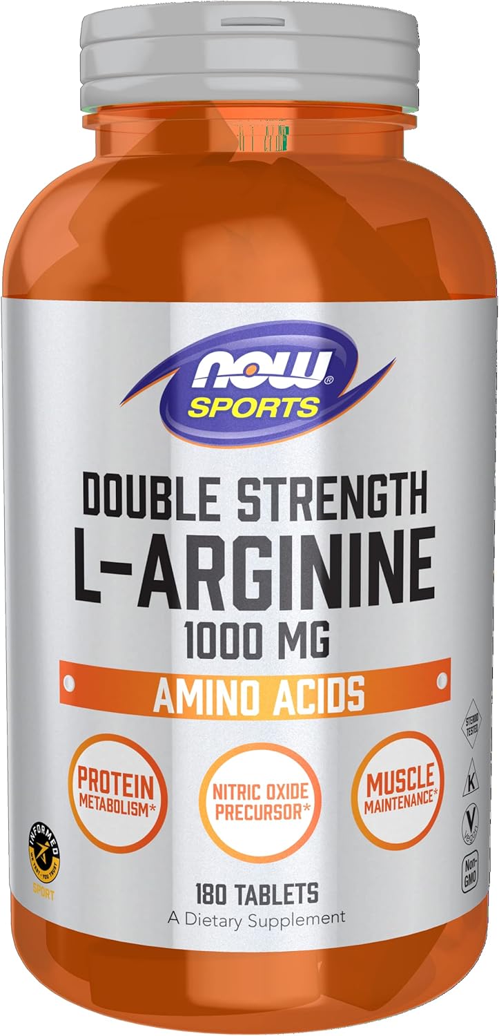 Now - ARGININE 1000mg 180 TABS – Highland Health Foods