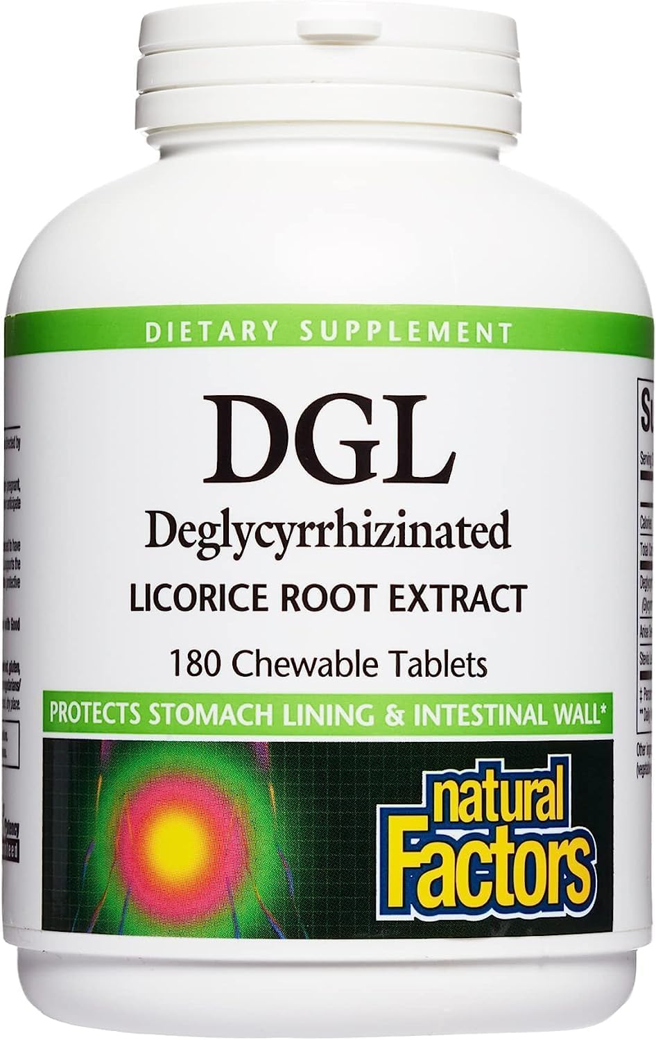 Natural Factors Chewable DGL 400 mg, Licorice Extract for Healthy Dige ...