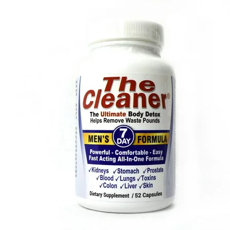 The Cleaner Detox, 52 Capsules, Powerful 7-Day Men Formula, Complete C ...