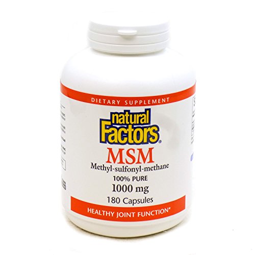Natural Factors MSM 1, 000 Mg, 180 Capsules – Highland Health Foods