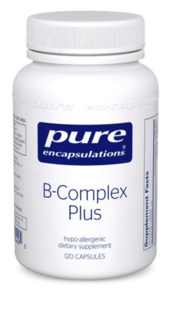 Pure Encapsulations B-Complex Plus, 120 Capsules – Highland Health Foods