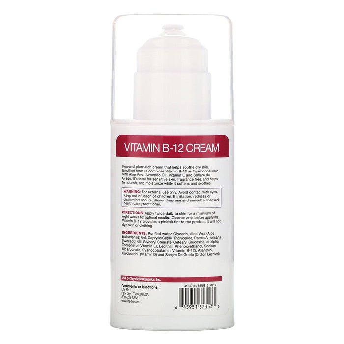 Life-Flo Крем С Витамином B-12, Vitamin B-12 Cream, Health, 113, 4 Г ...