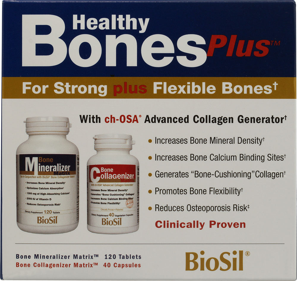 Natural Factors BioSil By Healthy Bones Plus, Two-Part Program – Highland Health Foods