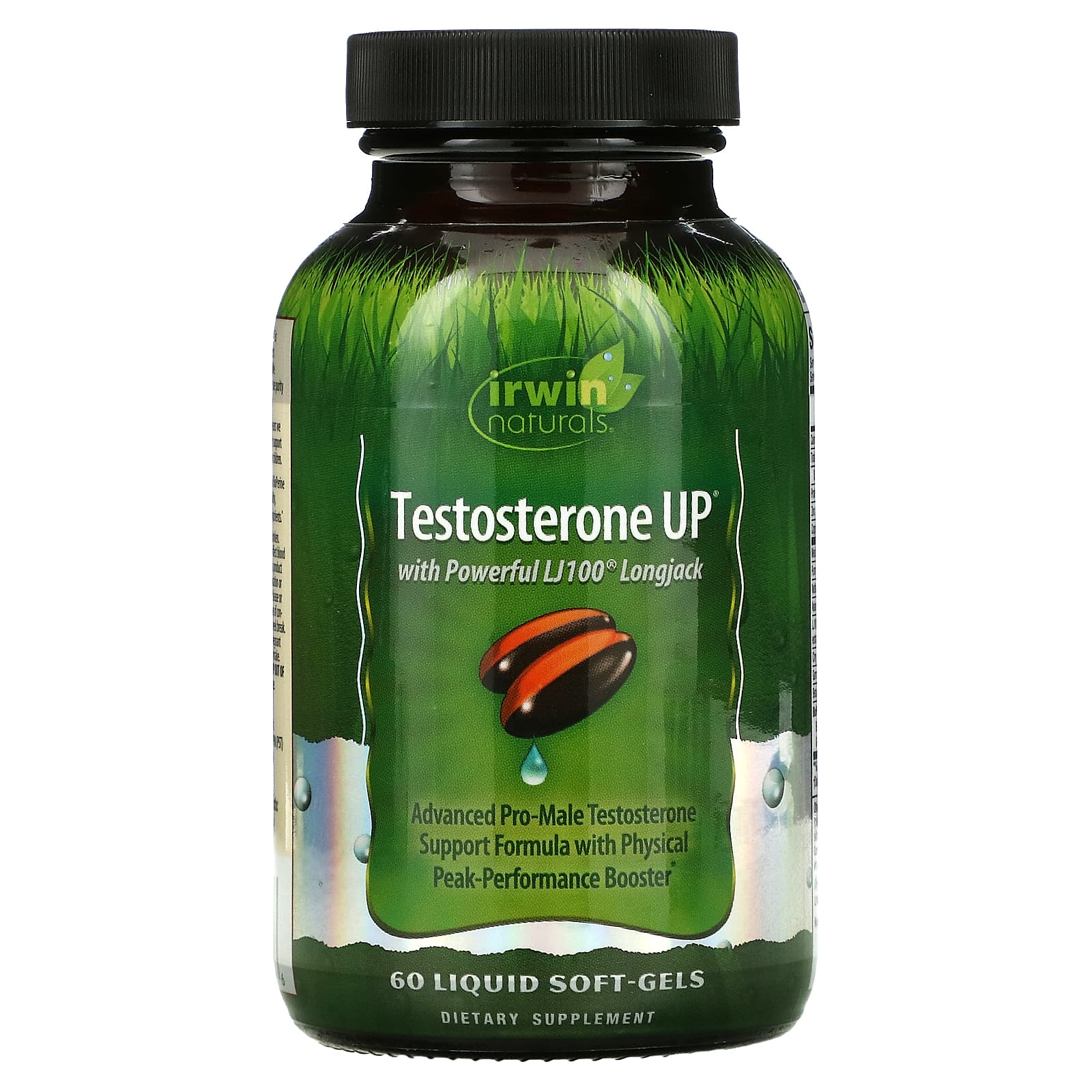 Irwin Naturals Testosterone UP with Powerful LJ100 Longjack, Peak Perf ...