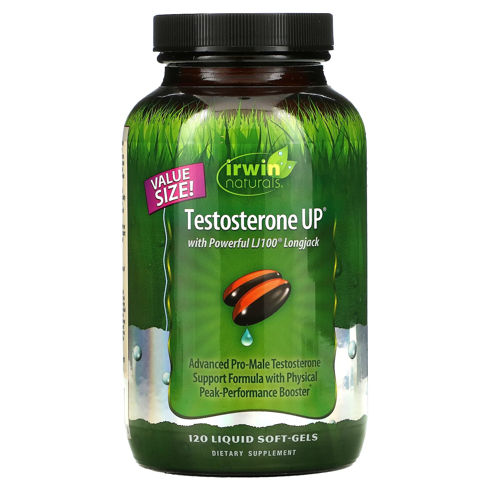 Irwin Naturals Testosterone UP with Powerful LJ100 Longjack, Male Test ...