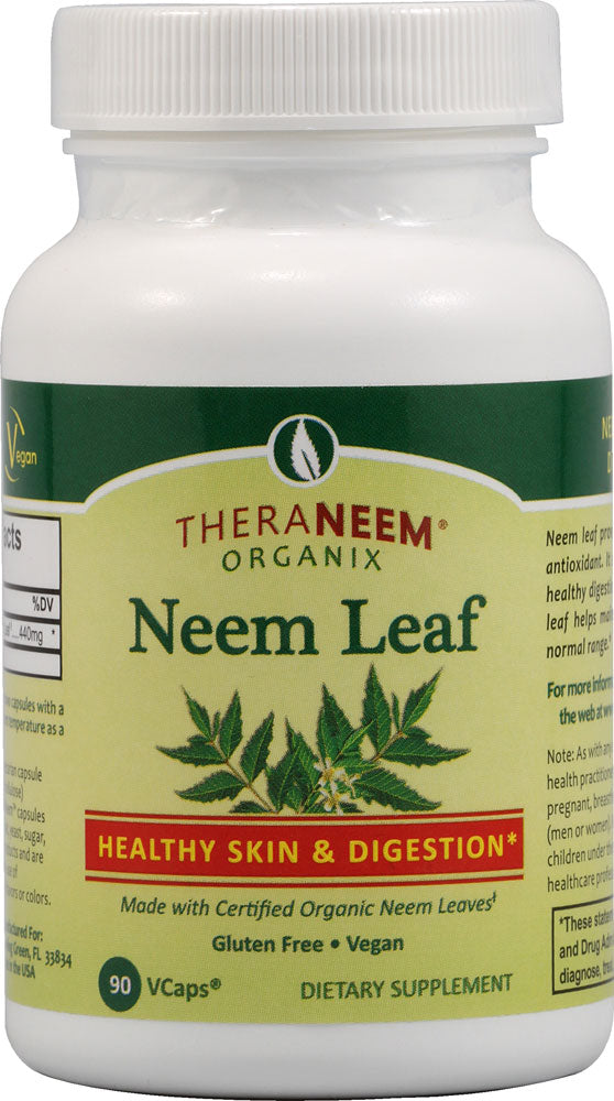 TheraNeem Neem Leaf 480 Mg Capsule Organic – Highland Health Foods