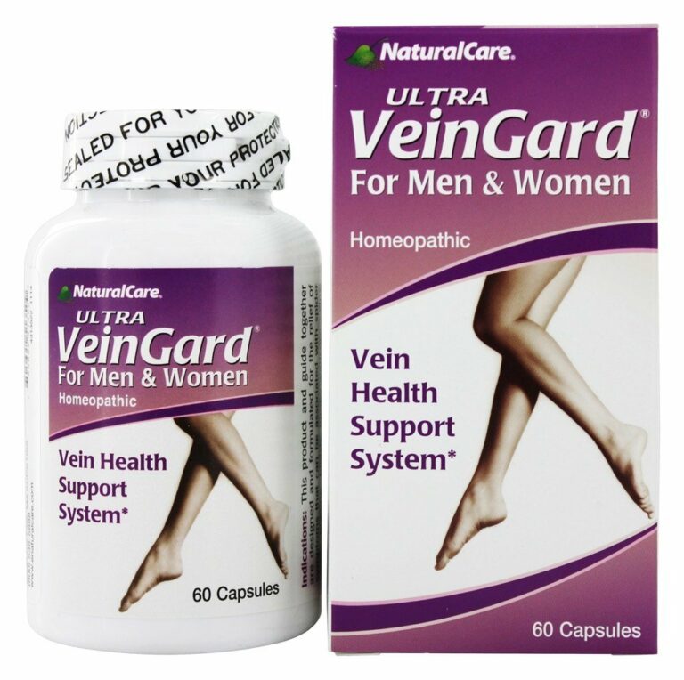 Natural Care Naturalcare Ultra Vein Gard Homeopathic Capsules For Legs ...