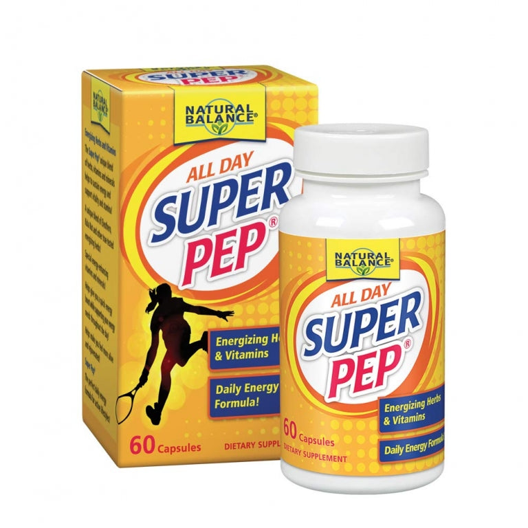Natural Balance All Day, Super Pep, 60 Capsules – Highland Health Foods