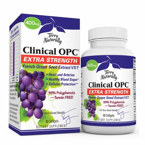 Clinical OPC® Extra Strength - 400 mg - Superior French Grape Extract ...