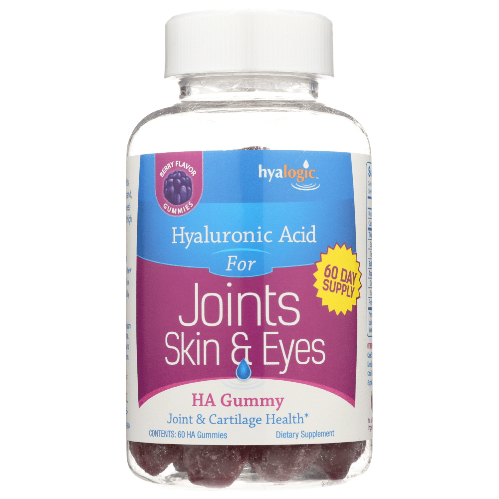 Hyalogic Hyaluronic Acid For Joints Berry Flavor - 60 Gummies ...