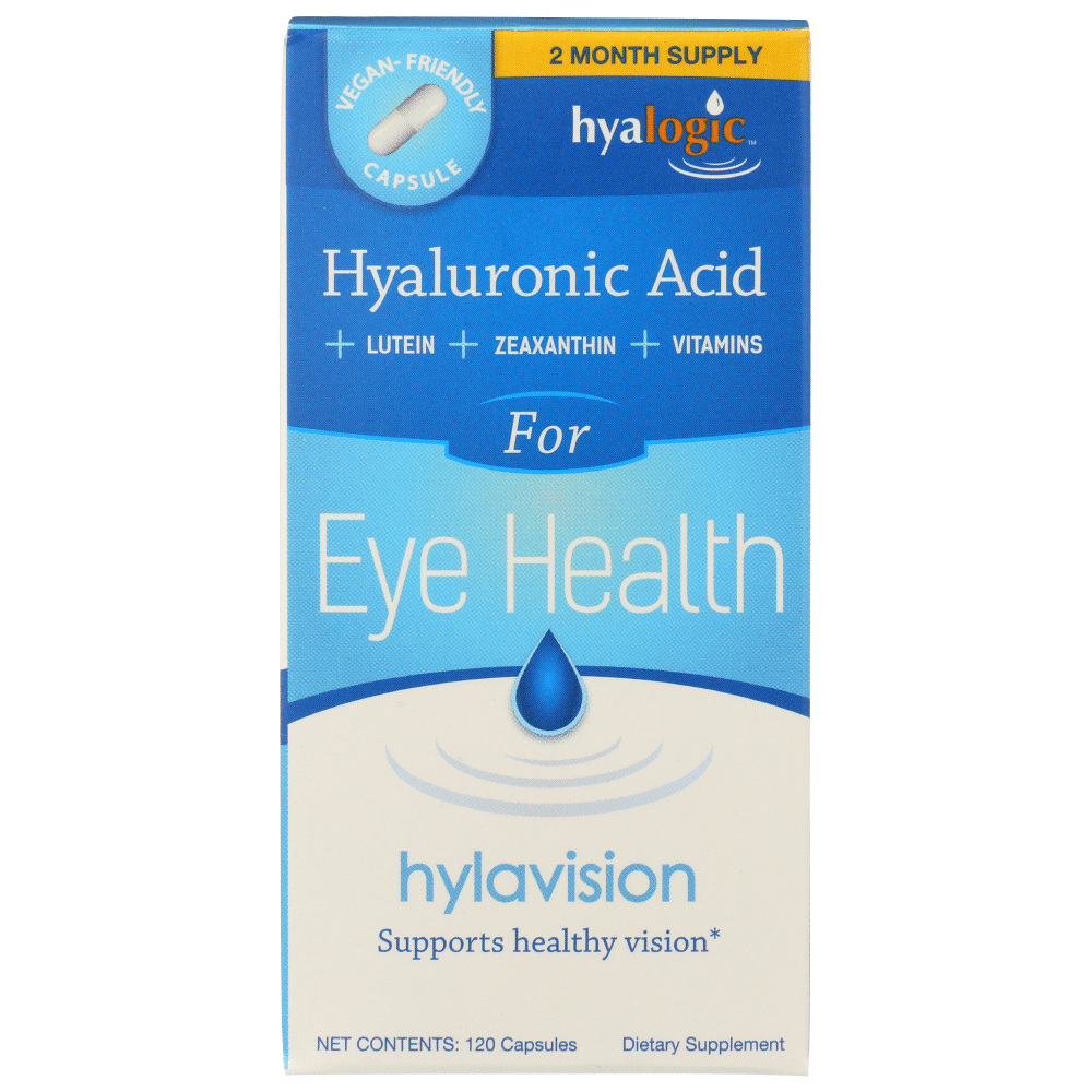 Hyalogic HylaVision Eye Health With Hyaluronic Acid, Lutein, Zeaxanthi ...