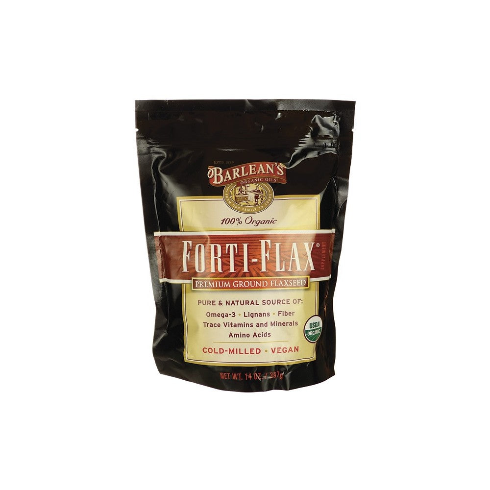 Barlean's Organic Forti-Flax Premium Ground Flaxseed 14oz Package ...