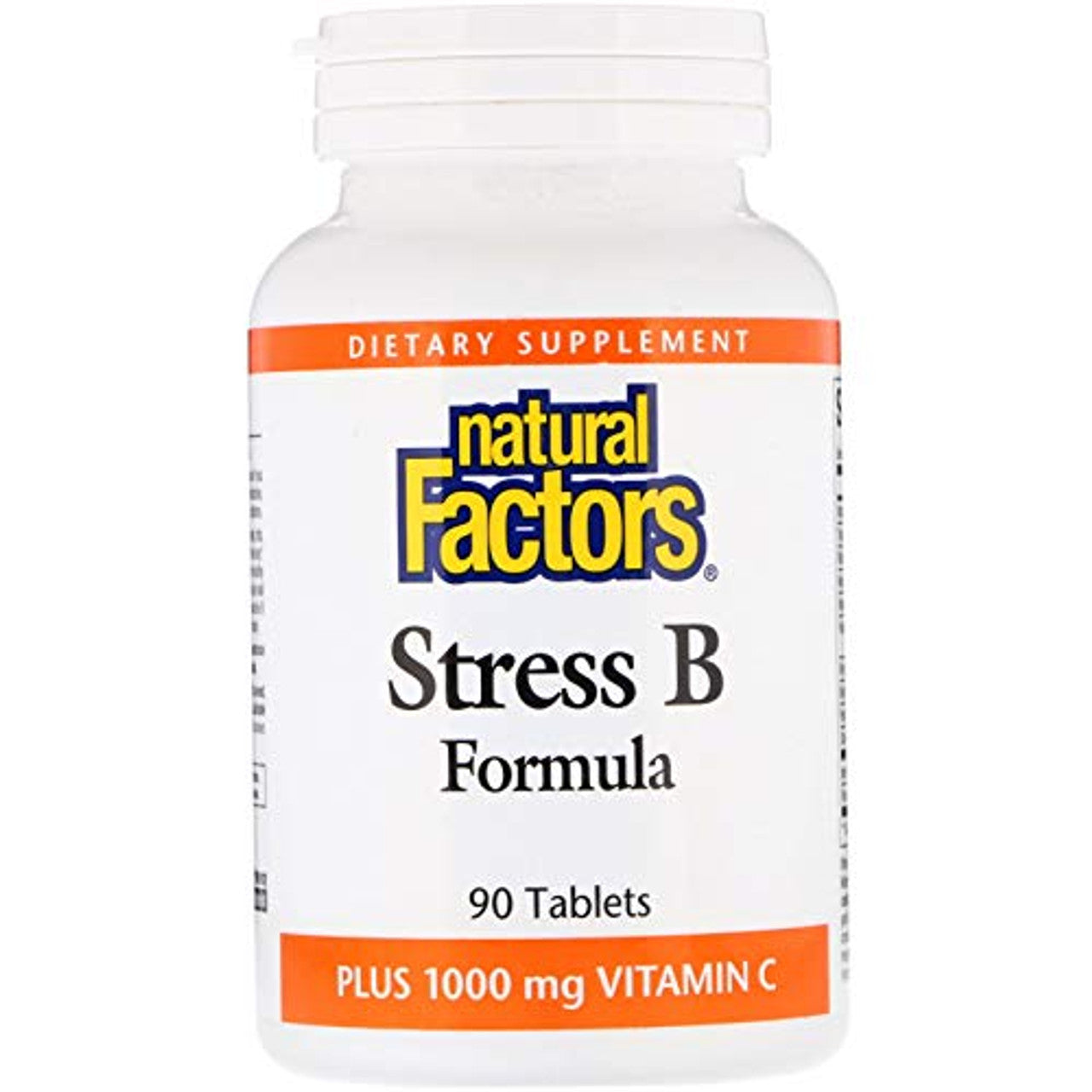Natural Factors Stress B Formula + 1000 Mg Vitamin C, 90 Tabs ...