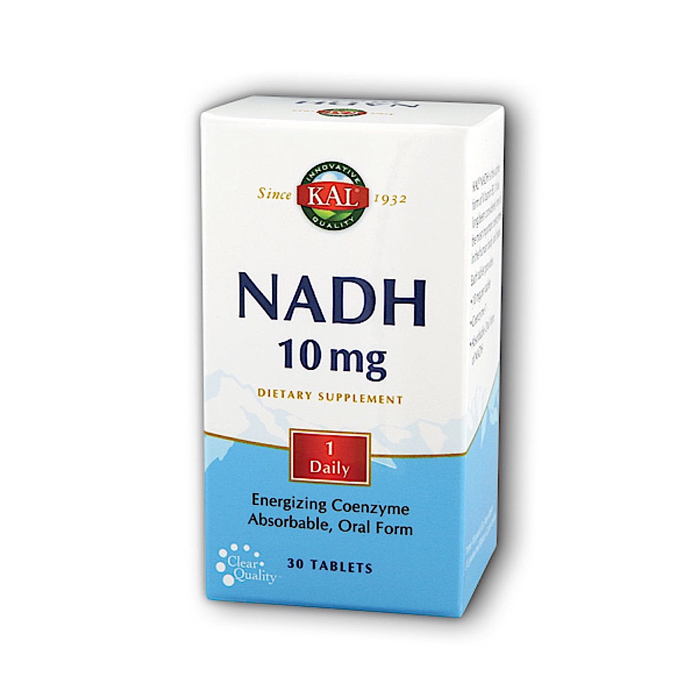 Kal NADH 10mg, 30 Tablets – Highland Health Foods
