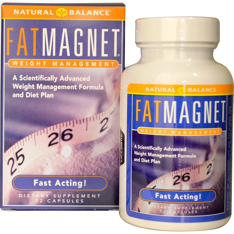 Natural Balance, Fat Magnet, Weight Management, 72 Veggie Caps ...