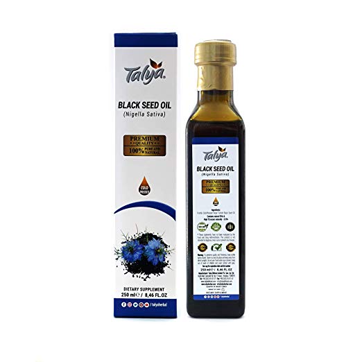 Talya Black Seed Oil - Tinted Glass Bottle - High Thymoquinone - Premi ...